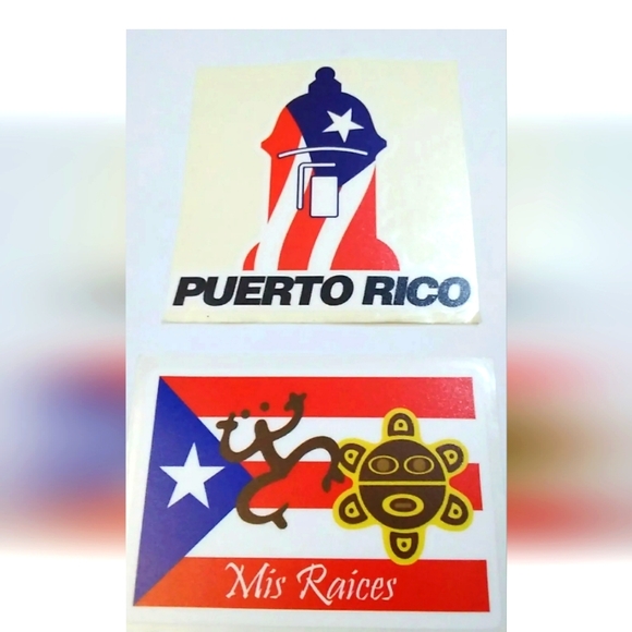 Other | Puerto Rico Car Decal 2 Stickers Garita Mis Raices Flag | Poshmark